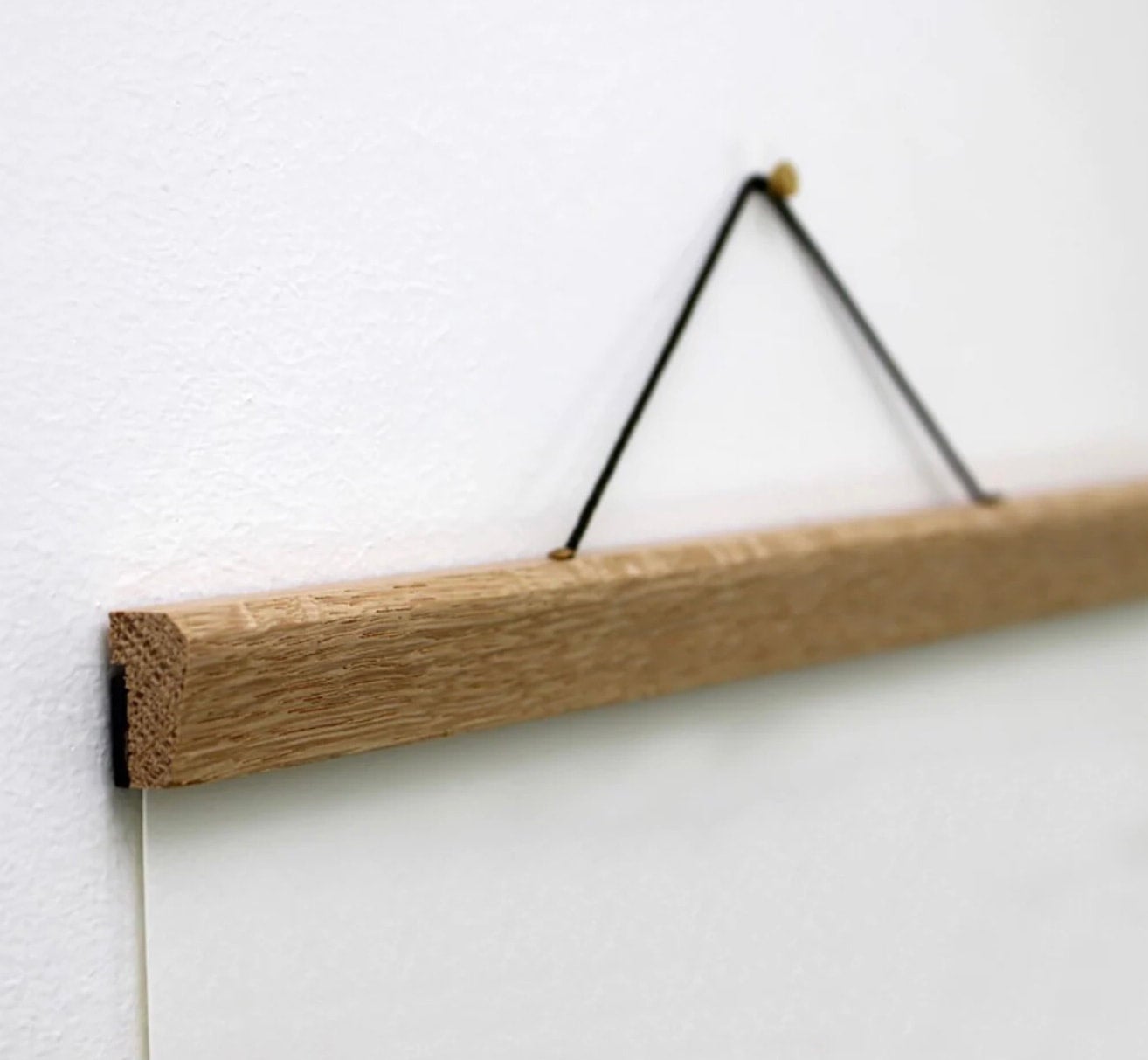 Oak Poster Hangers | The Corner Nook